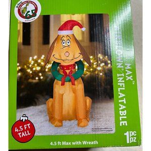Gemmy | Holiday | Max Dog Grinch Stole Christmas Gemmy Airblown ...